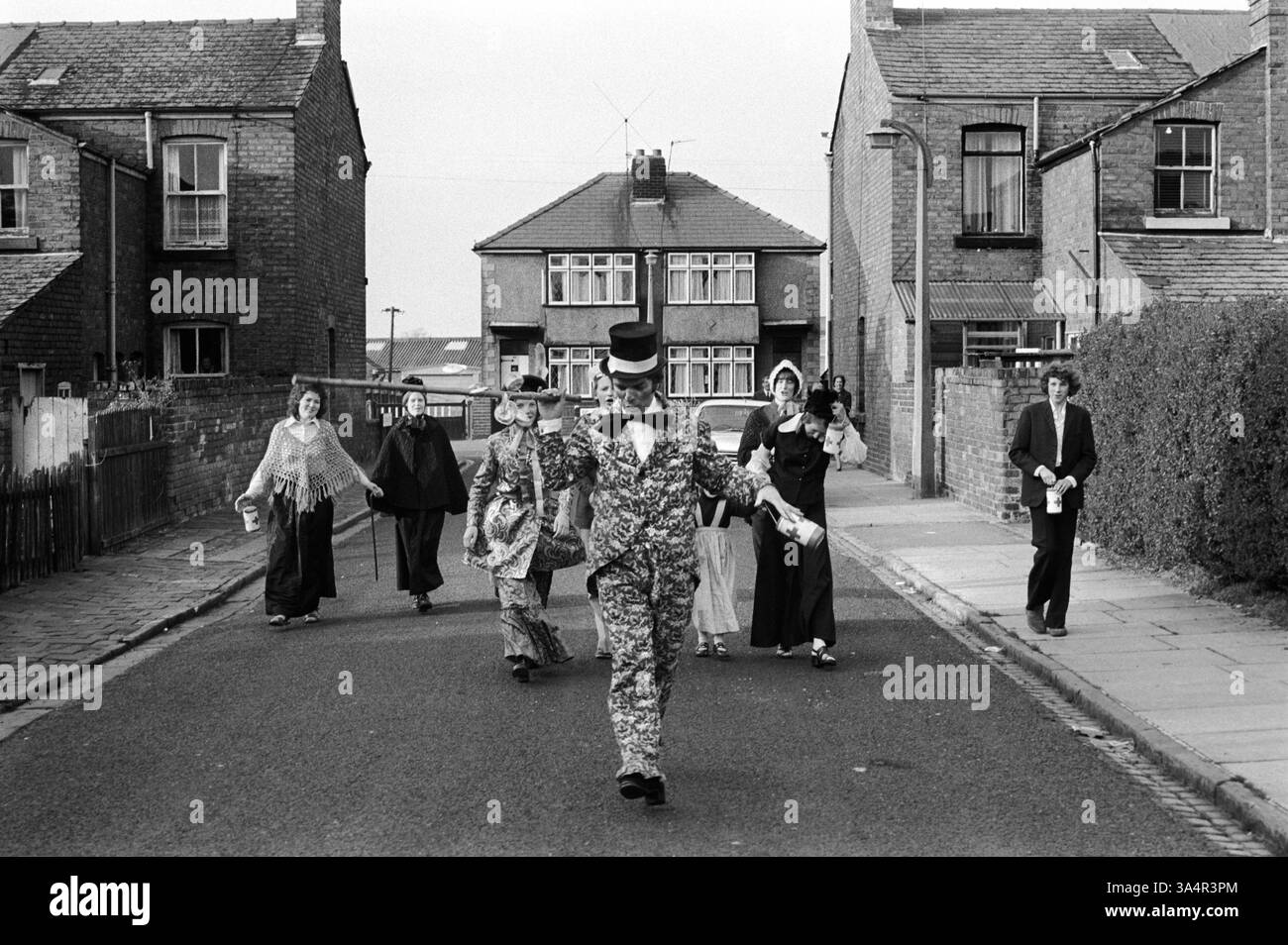Pace Egg Easter Play, Easter Good Friday UK. A small team of Pace ...