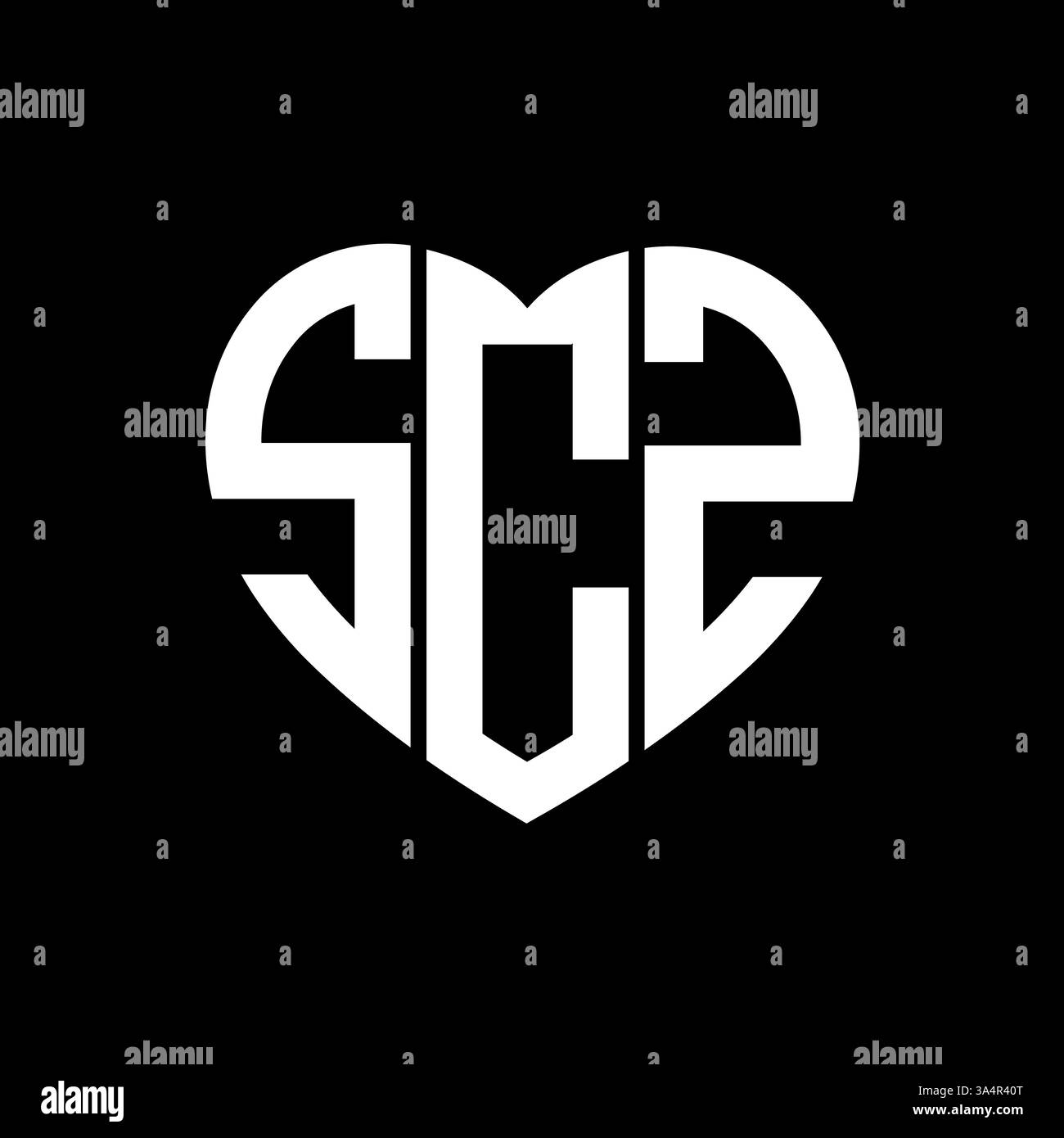 Letter scz logo Black and White Stock Photos & Images - Alamy