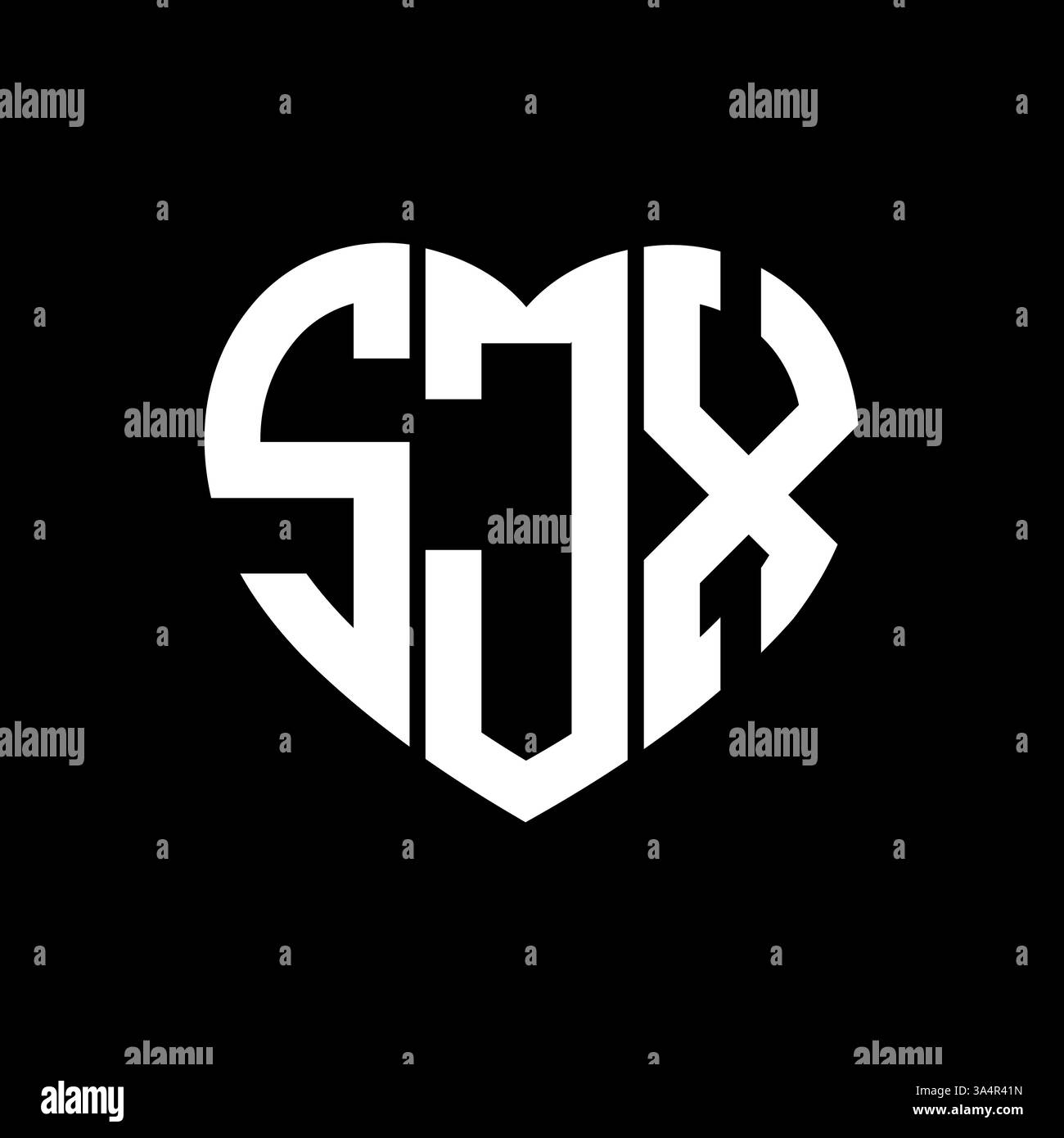 Sjx logo design hi-res stock photography and images - Alamy