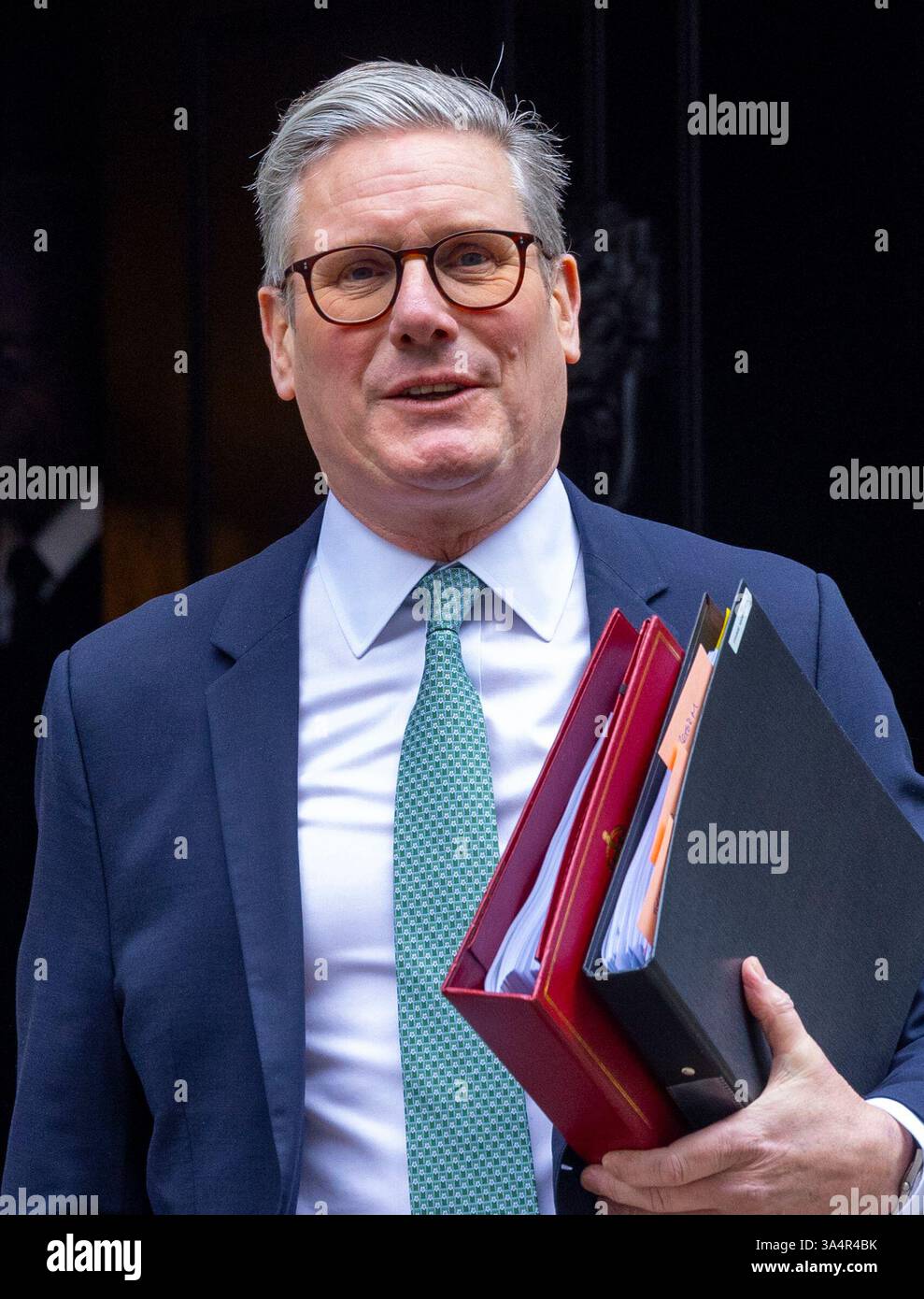 London, UK. 19th Mar, 2025. Prime Minister, Sir Keir Starmer, leaves 10 ...