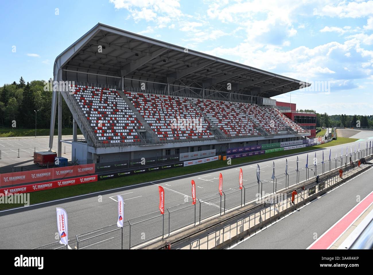 MOSCOW, RUSSIA - JJULY 27, 2024: The Moscow Raceway motor Racing sports complex during the ...