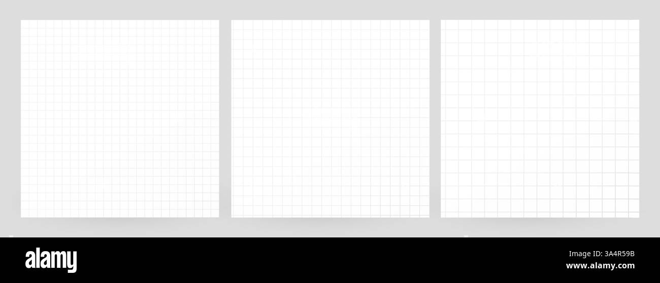 Blank graph paper sheets with grid pattern, ideal for mathematics ...