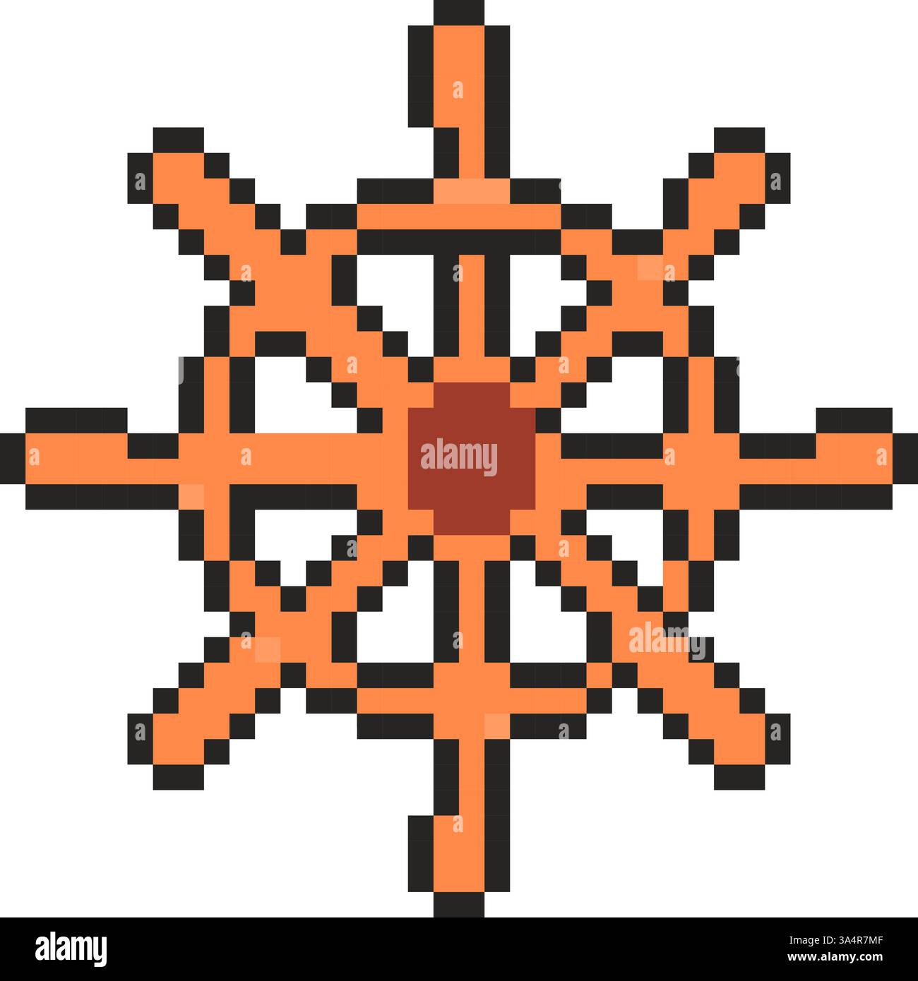 Steering wheel icon. Pixel art object in 8 bit style. Retro 80s,90s ...
