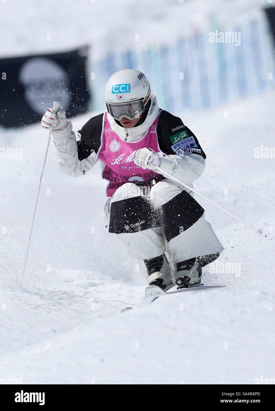 Ikuma Horishima of Japan competes during men's moguls final of FIS ...