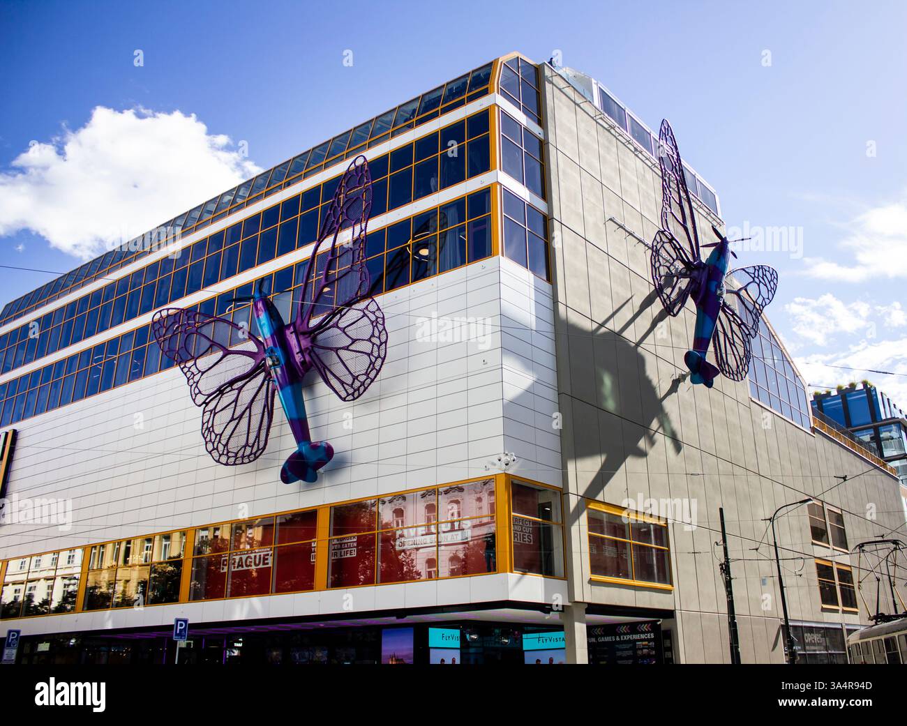 Butterfly Effect sculpture by David Černý in Prague, a striking and ...
