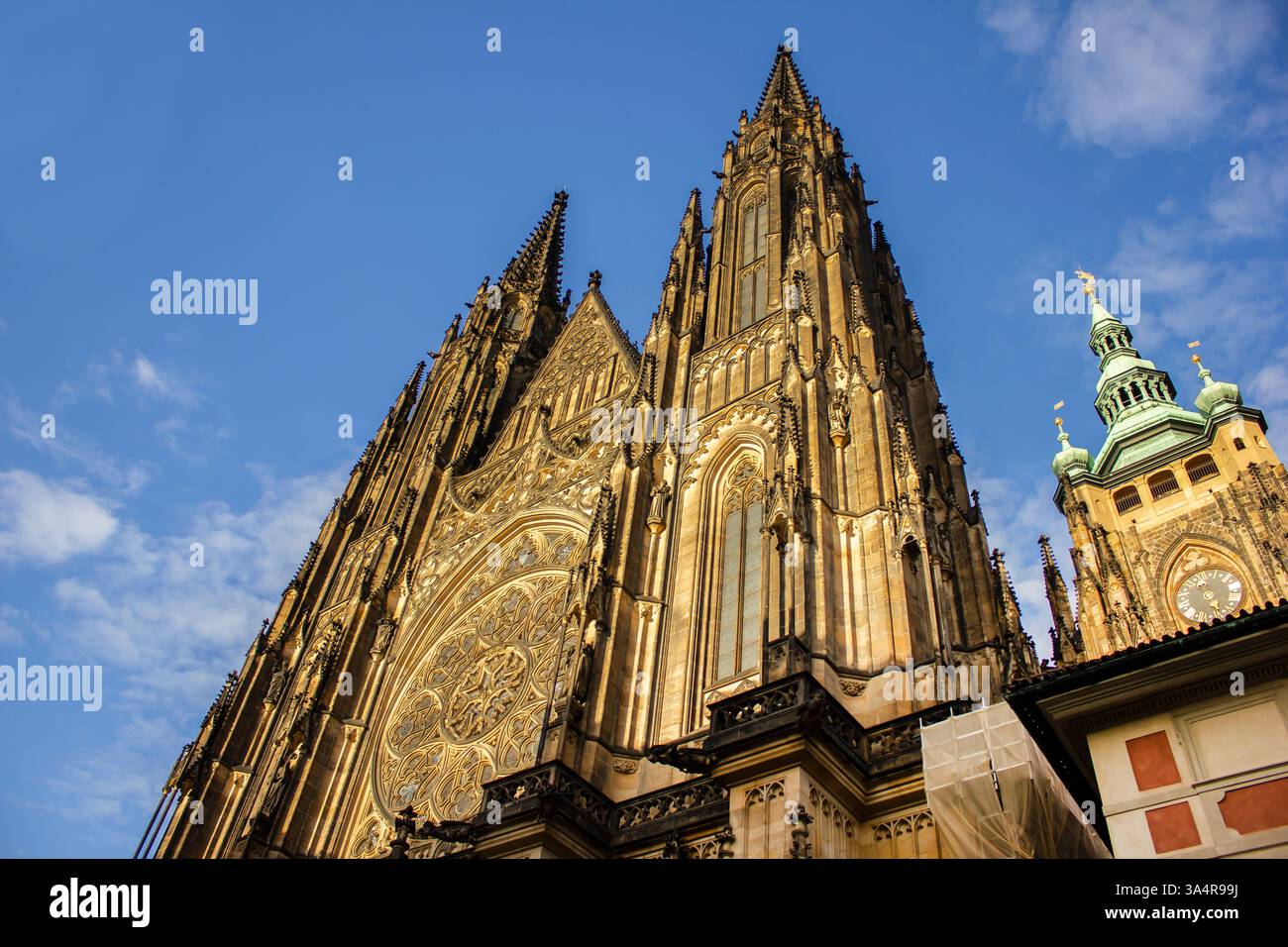 St. Vitus Cathedral in Prague, showcasing its Gothic architecture ...
