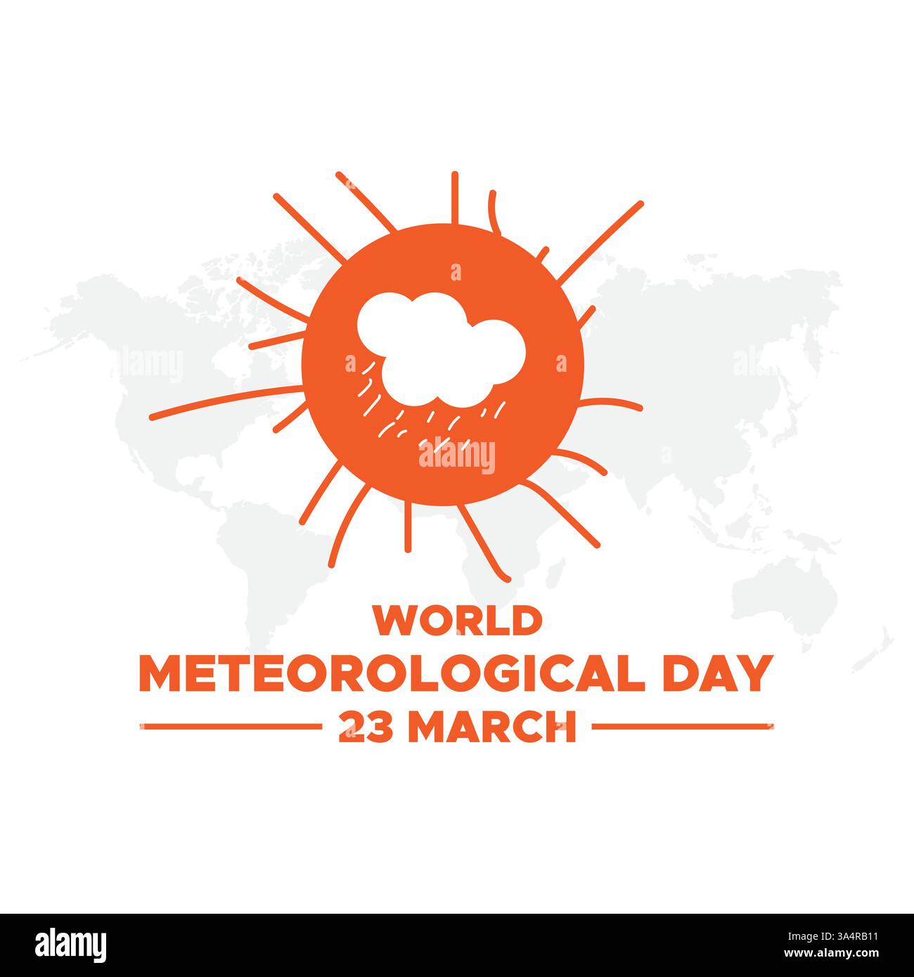 World Meteorological Day, 23rd March, banner, poster, social media post ...