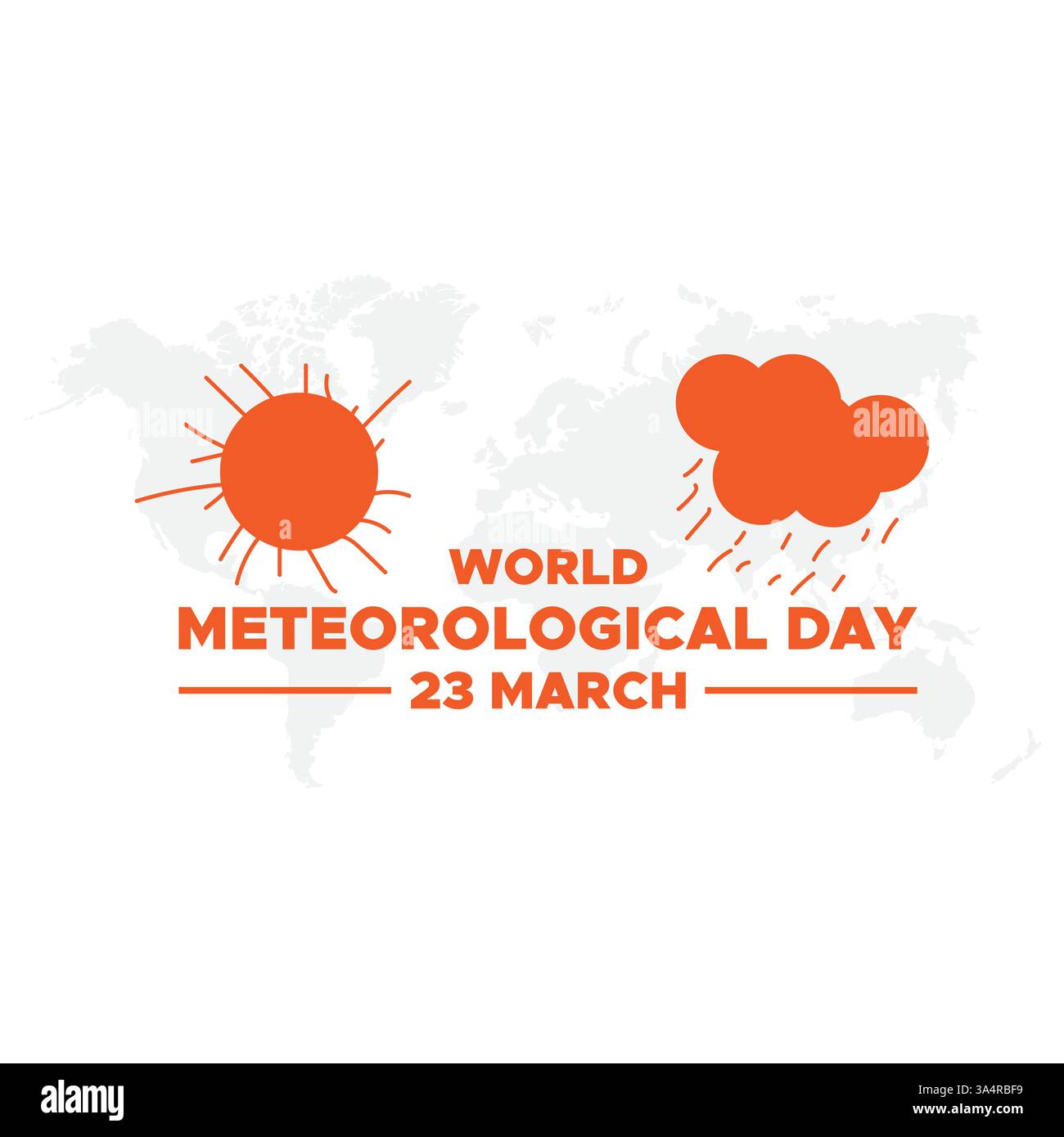 World Meteorological Day, 23rd March, banner, poster, social media post ...