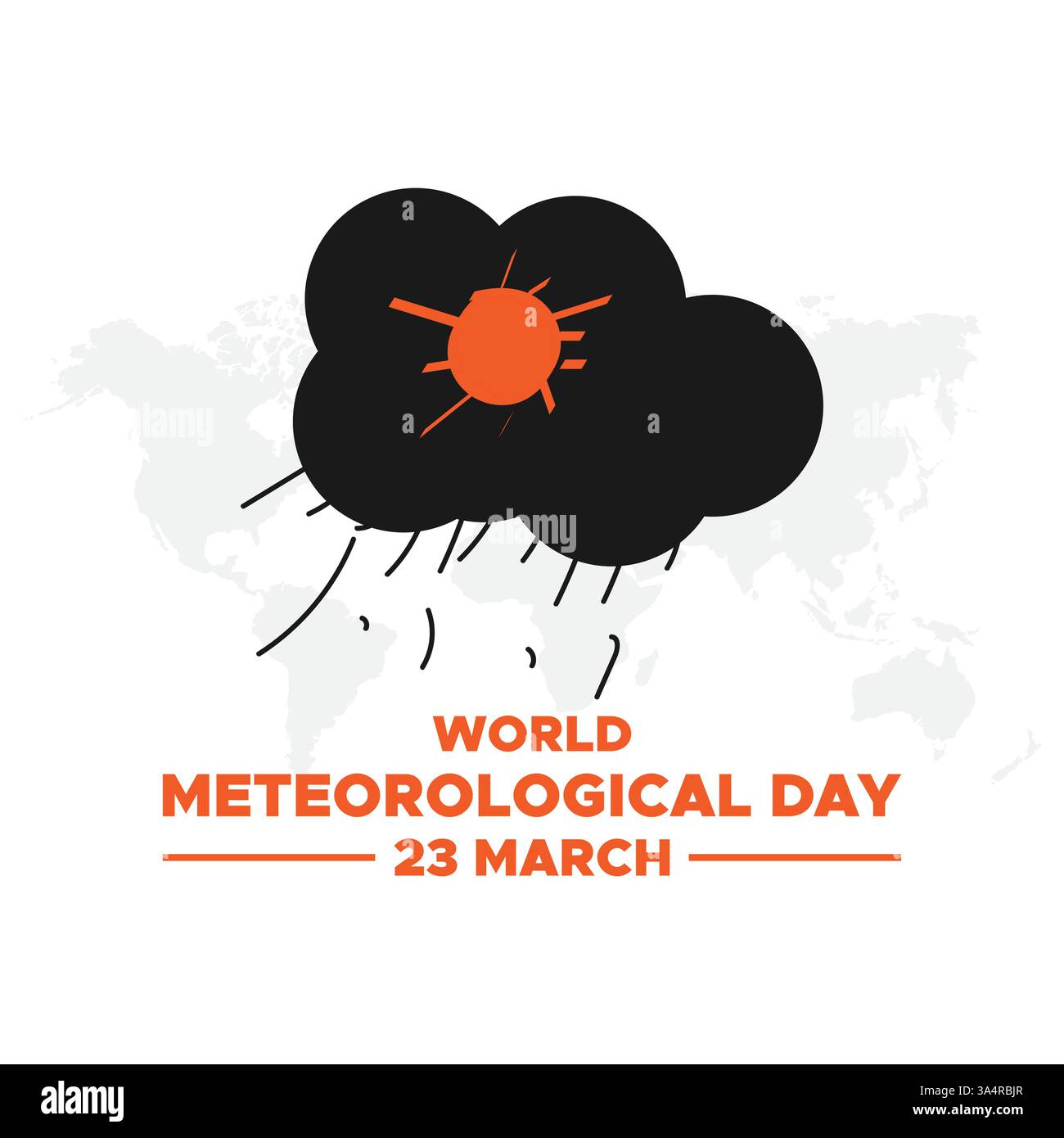 World Meteorological Day, 23rd March, banner, poster, social media post ...