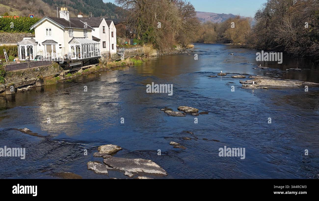 The Wild Pheasant Hotel, llangollen Stock Photo - Alamy