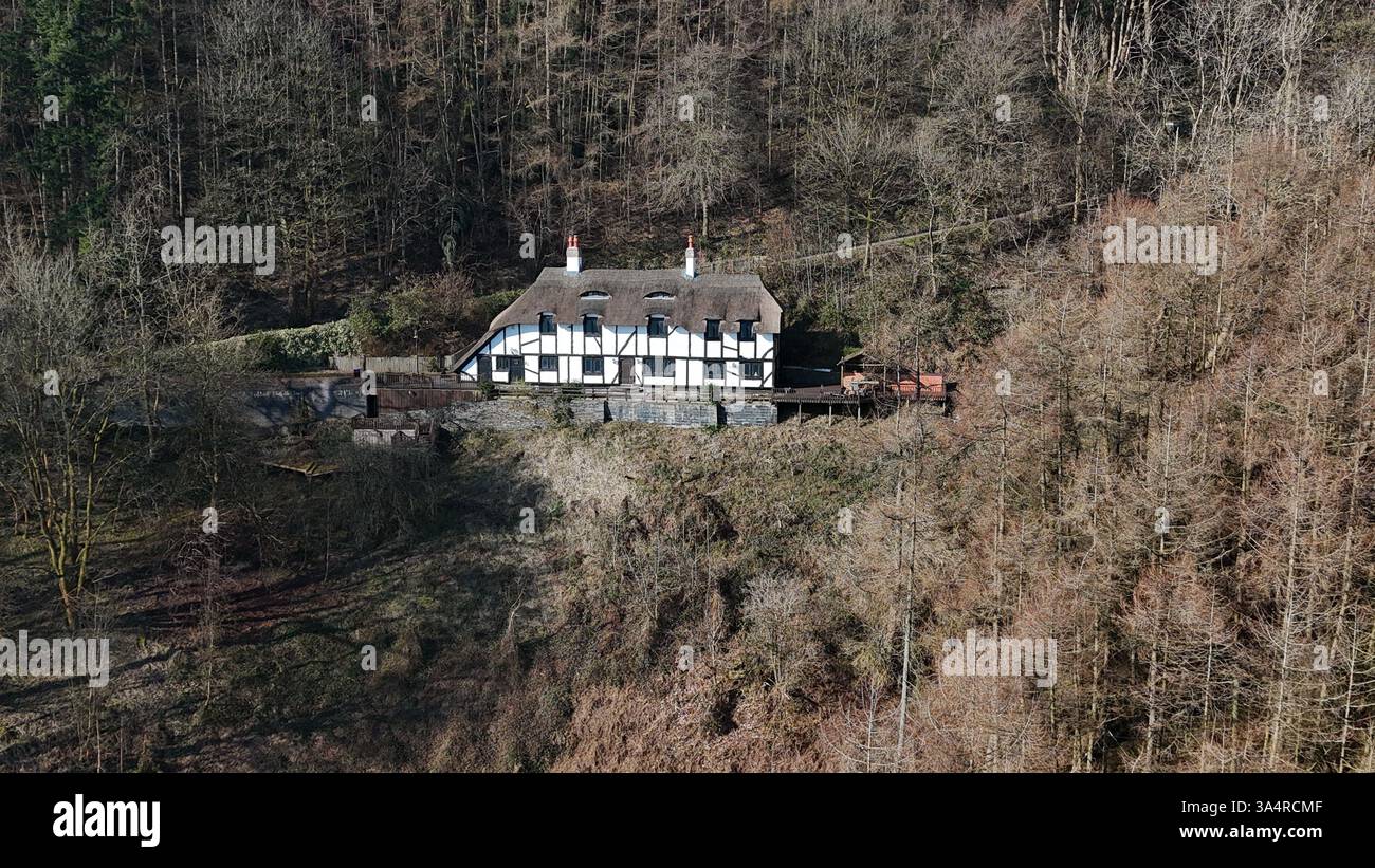 The Wild Pheasant Hotel, llangollen Stock Photo - Alamy