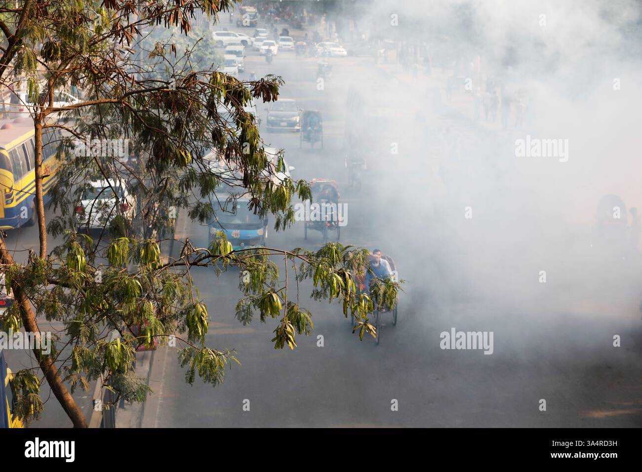 Dhaka, Bangladesh - March 18, 2025: A worker of Dhaka North City ...