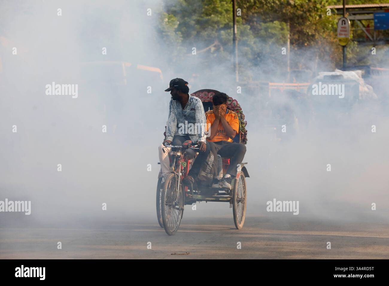 Dhaka, Bangladesh - March 18, 2025: A worker of Dhaka North City ...