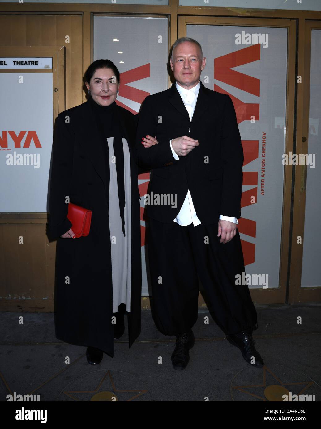 March 18, 2025, New York, New York, United States: Marina Abramovic and ...