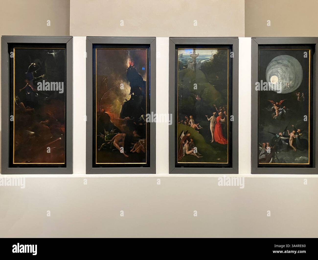 Detail of the painting by Hieronymus Bosch "Visions of the Hereafter ...