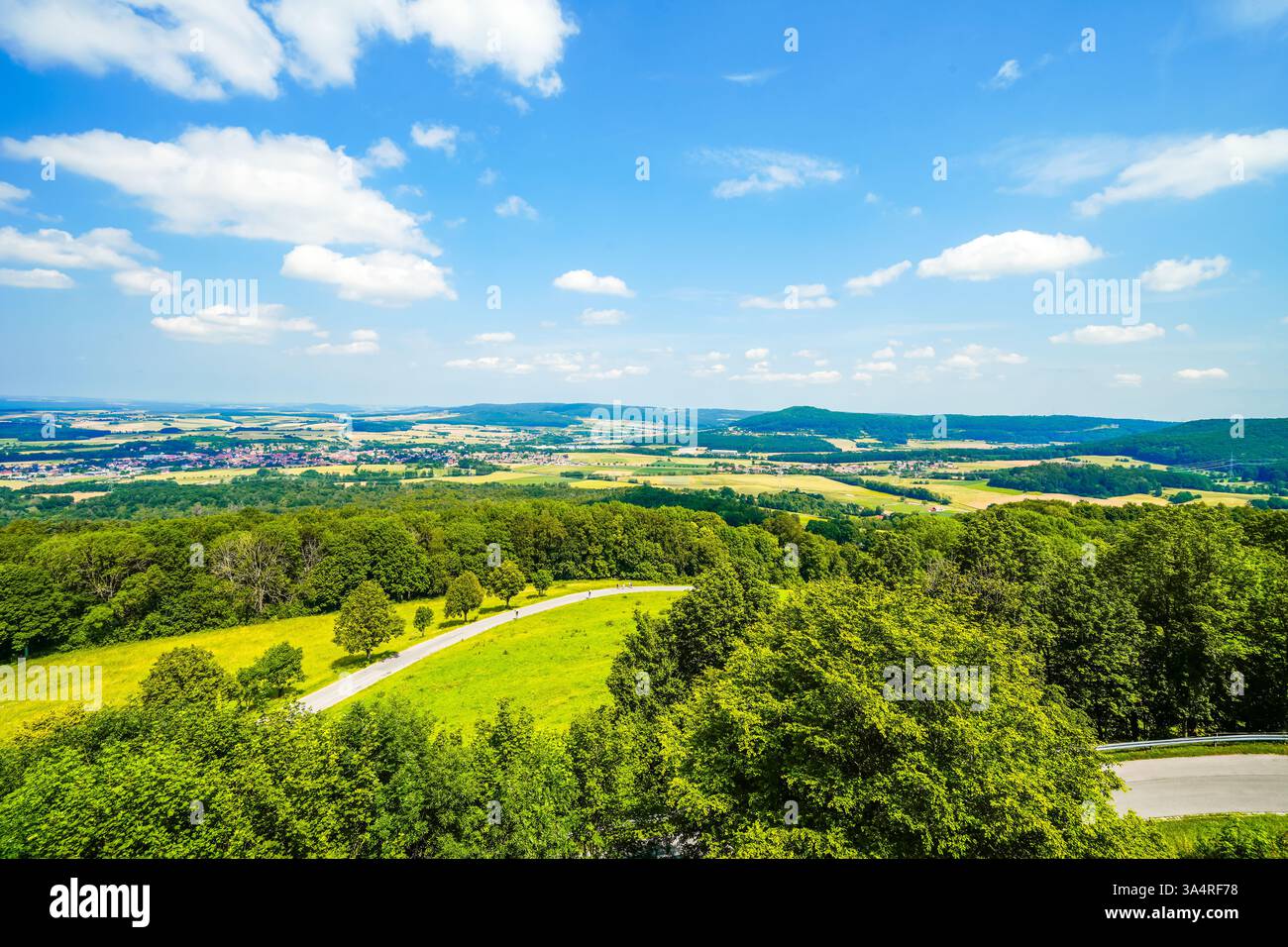 Beautiful panorama view scenery green hi-res stock photography and ...