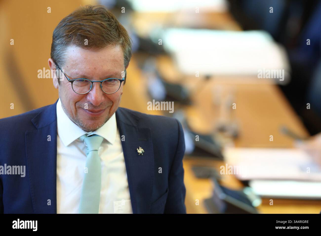 Namur, Belgium. 19th Mar, 2025. Vice-President and Walloon Minister in ...