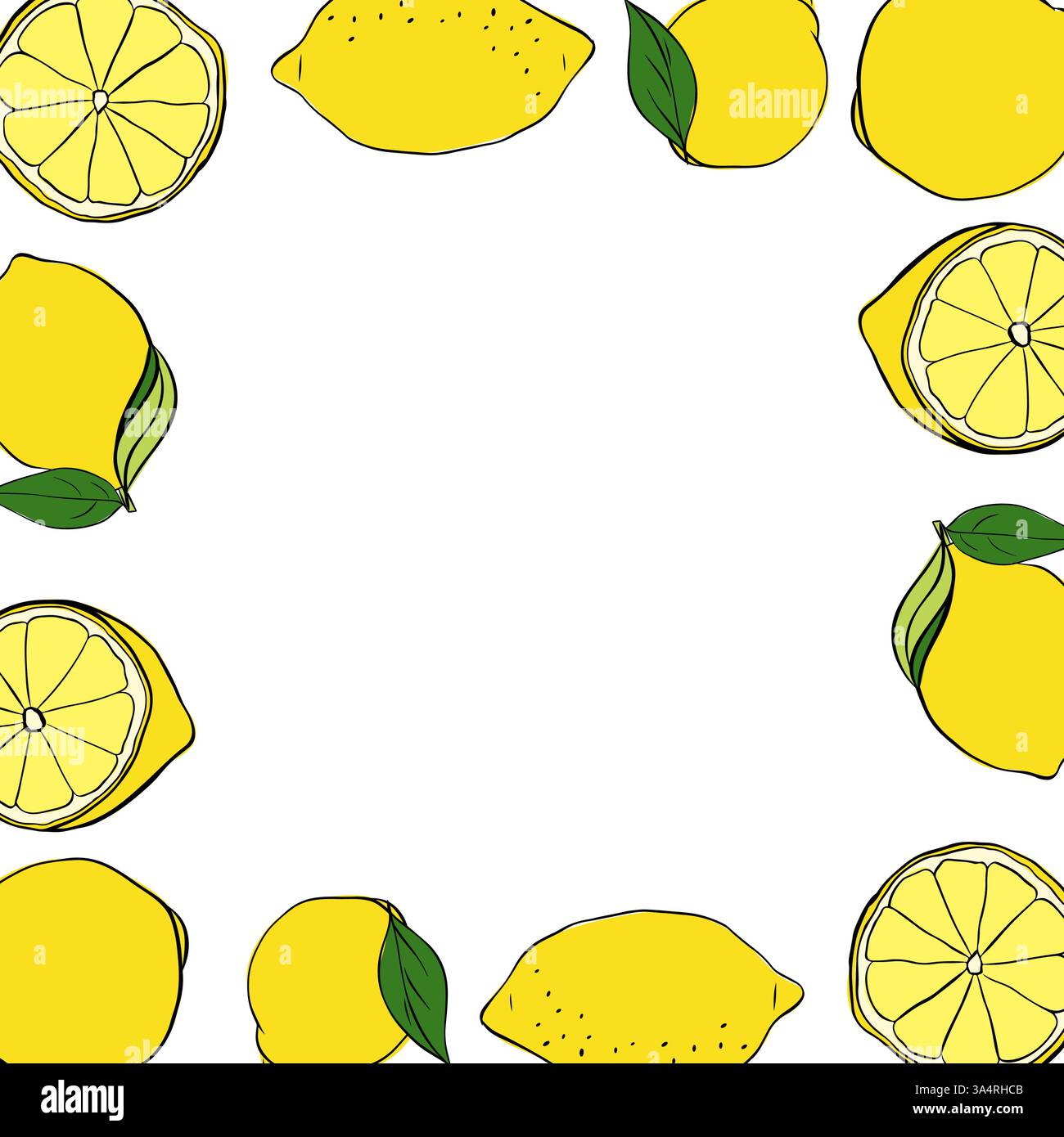 Citric fruits design lemon Stock Vector Images - Alamy