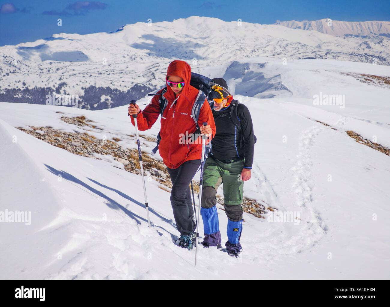 Ovindoli (Abruzzo, Italy) - The Monte della Magnola is a imponent and ...