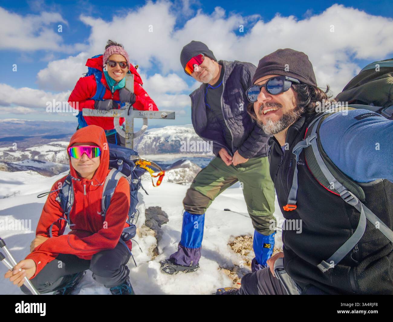 Ovindoli (Abruzzo, Italy) - The Monte della Magnola is a imponent and ...