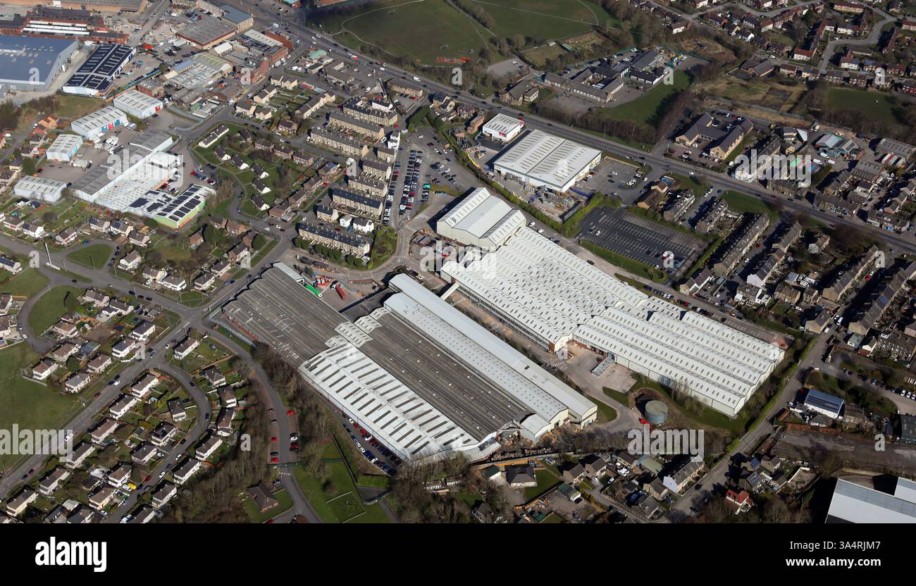 Aerial view of Hallmark Cards on Dawson Lane, Bradford BD4 6HN, West ...