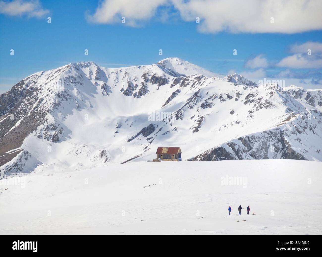 Ovindoli (Abruzzo, Italy) - The Monte della Magnola is a imponent and ...