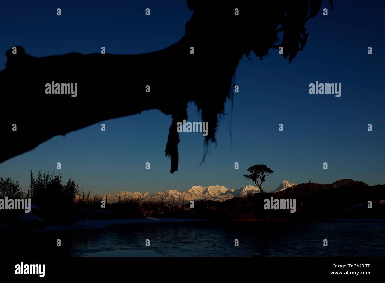 Mount Makalu is a fifth highest peak in the world from Gupha village ...