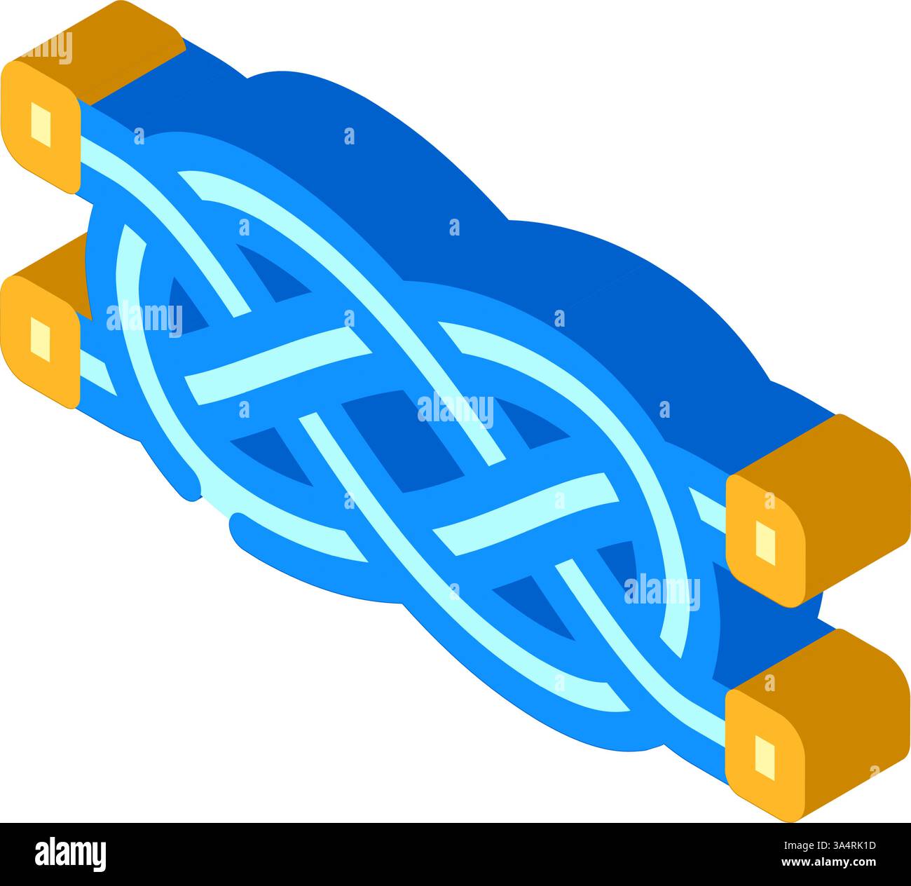 carrick bend nautical knot isometric icon vector illustration Stock ...