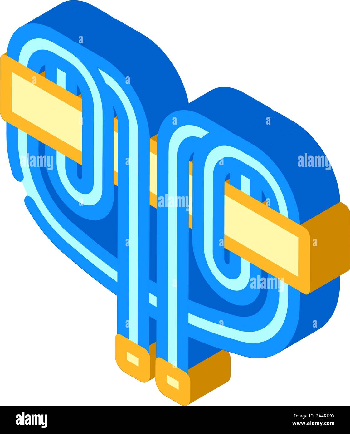 prusik knot nautical isometric icon vector illustration Stock Vector ...