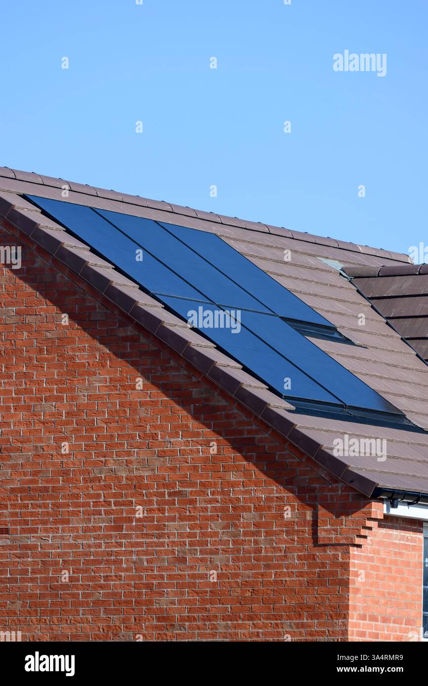 New construction homes solar panel hi-res stock photography and images ...