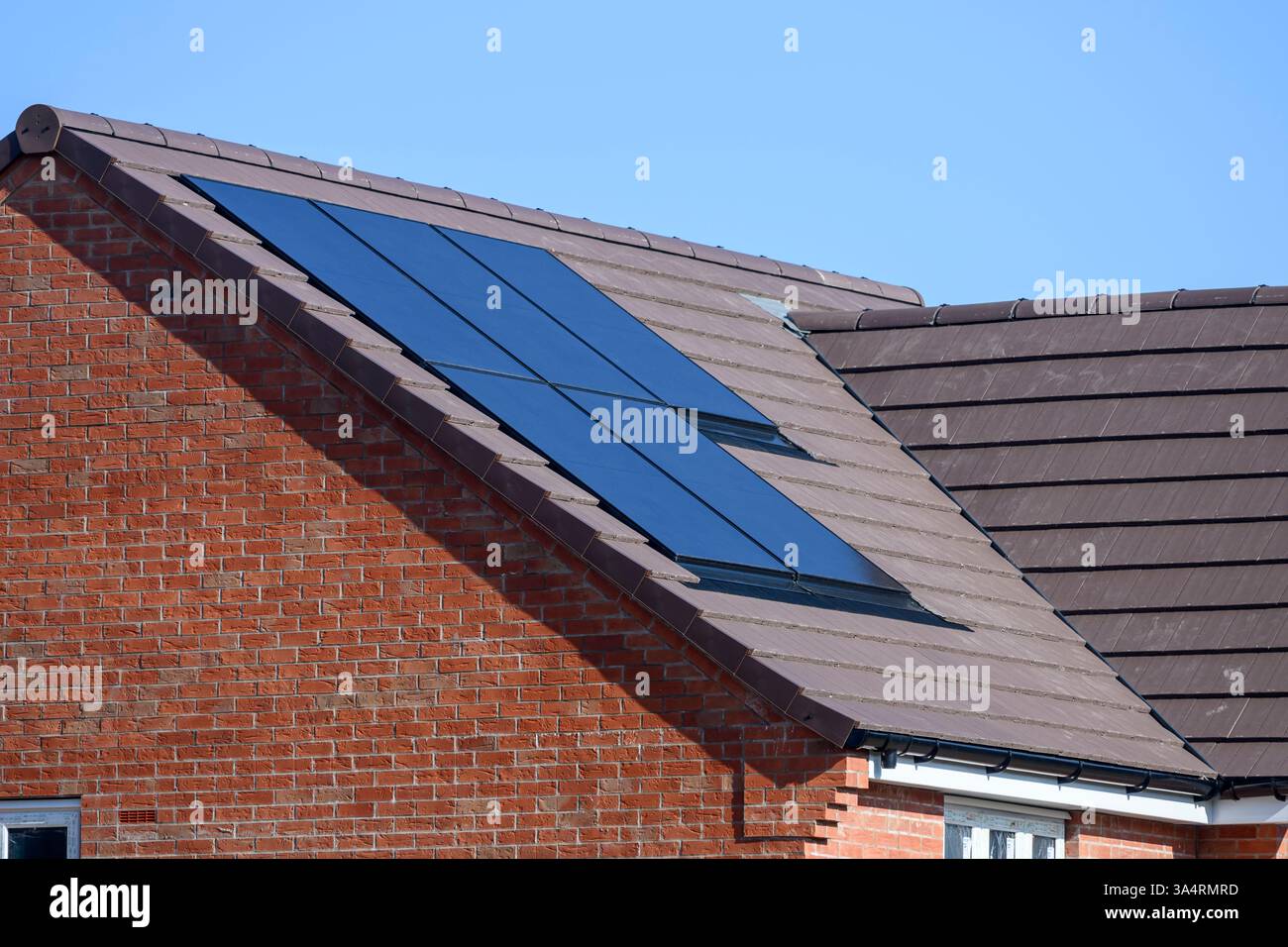 New construction homes solar panel hi-res stock photography and images ...