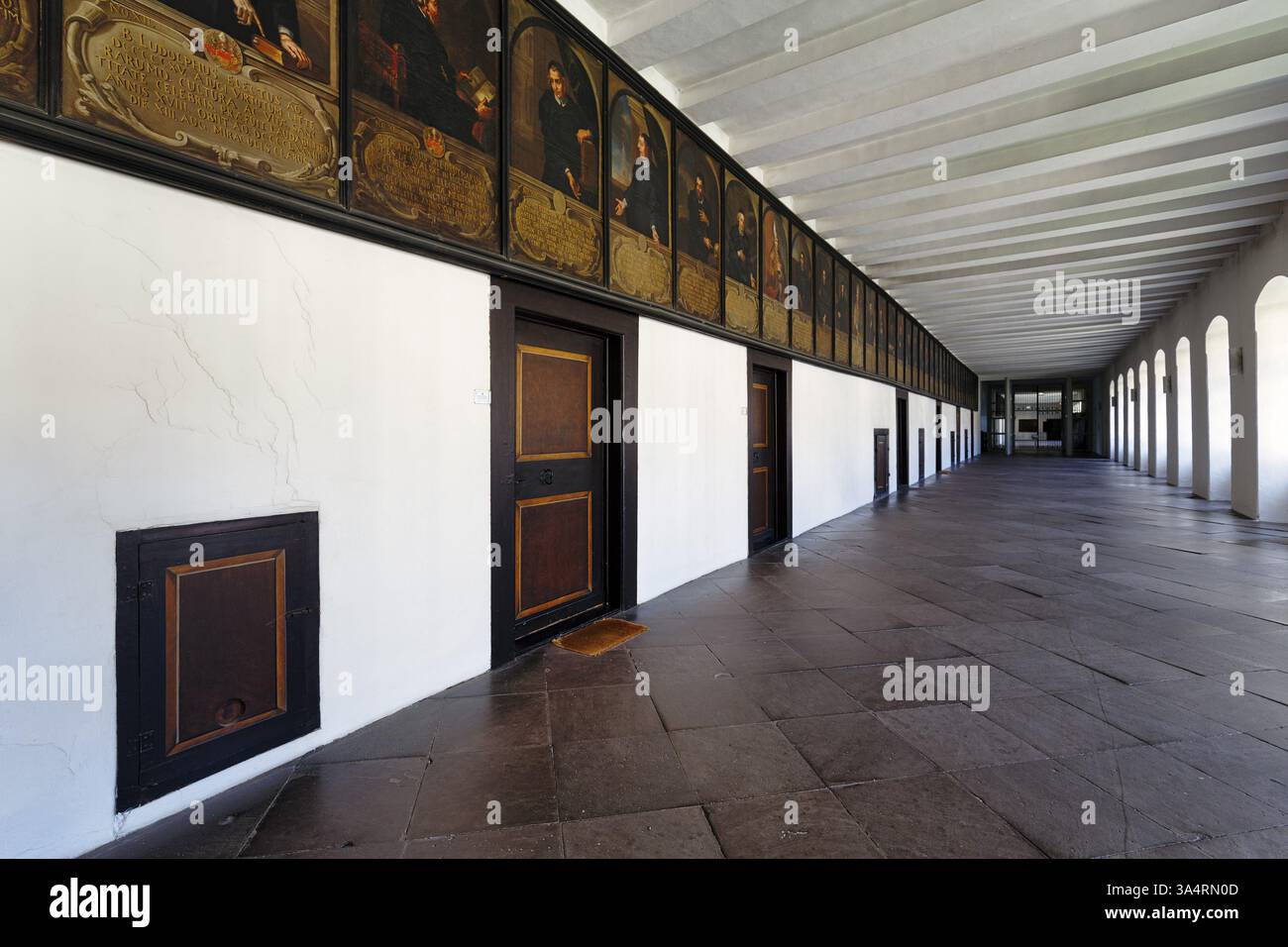 Gallery of the Abbots, wall painting, former Corvey Abbey and Castle ...