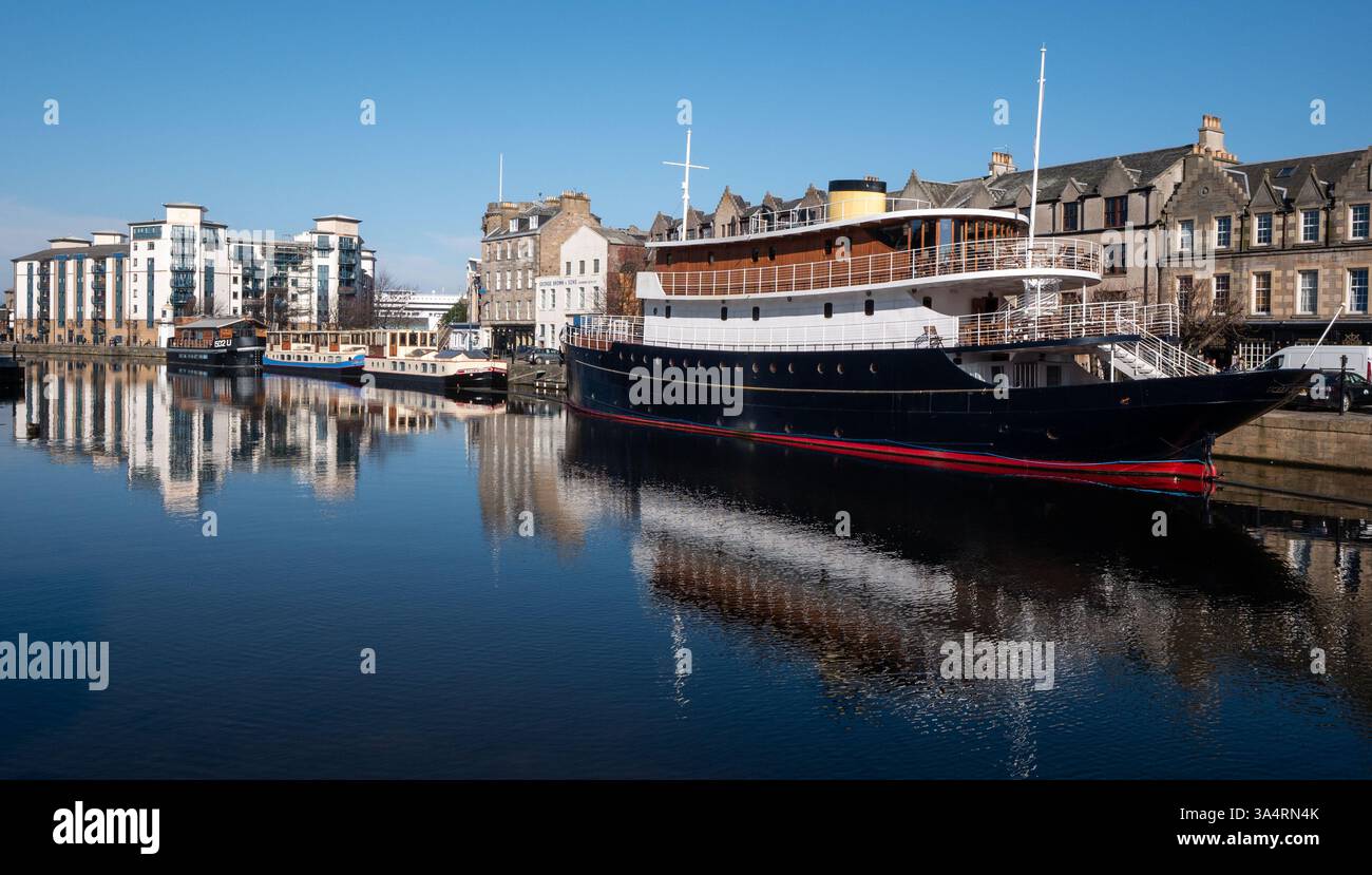 Leith, Edinburgh, Scotland, UK, 19th march 2025. UK Weather: the second ...