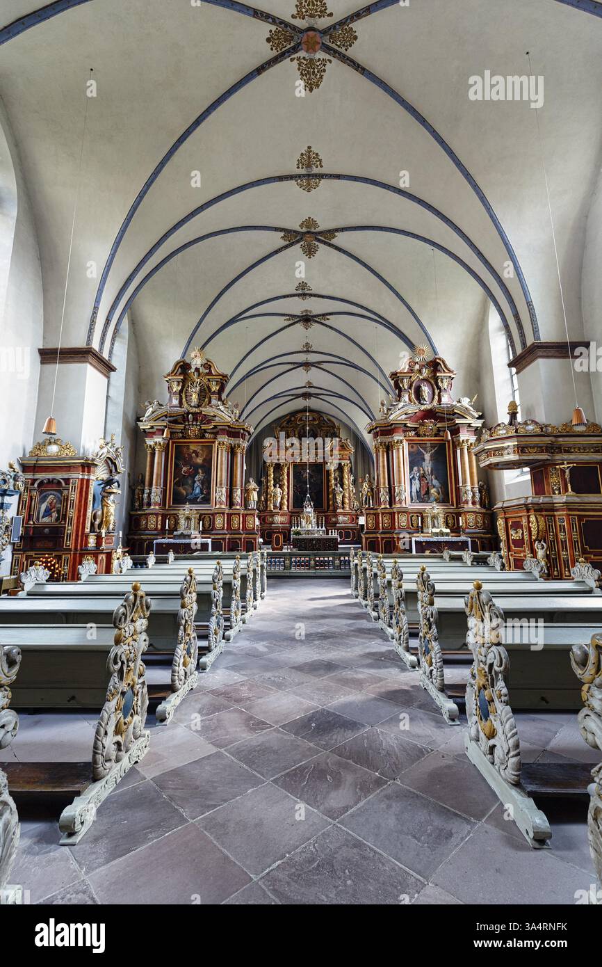 Baroque parish church of St Stephen and St Vitus, former abbey and ...