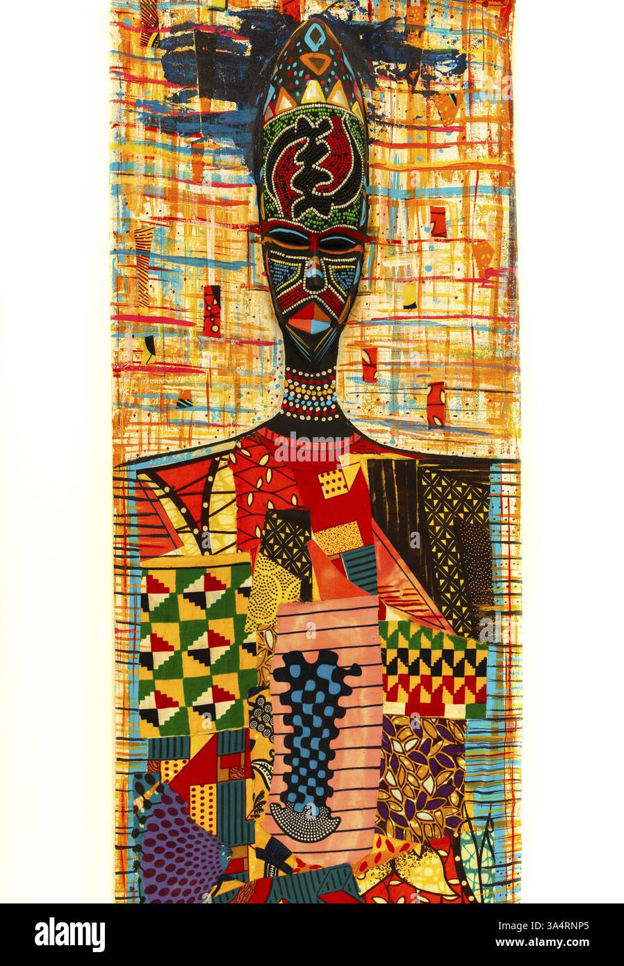Ghanaian woman as a three-dimensional work of art by a Ghanaian artist ...