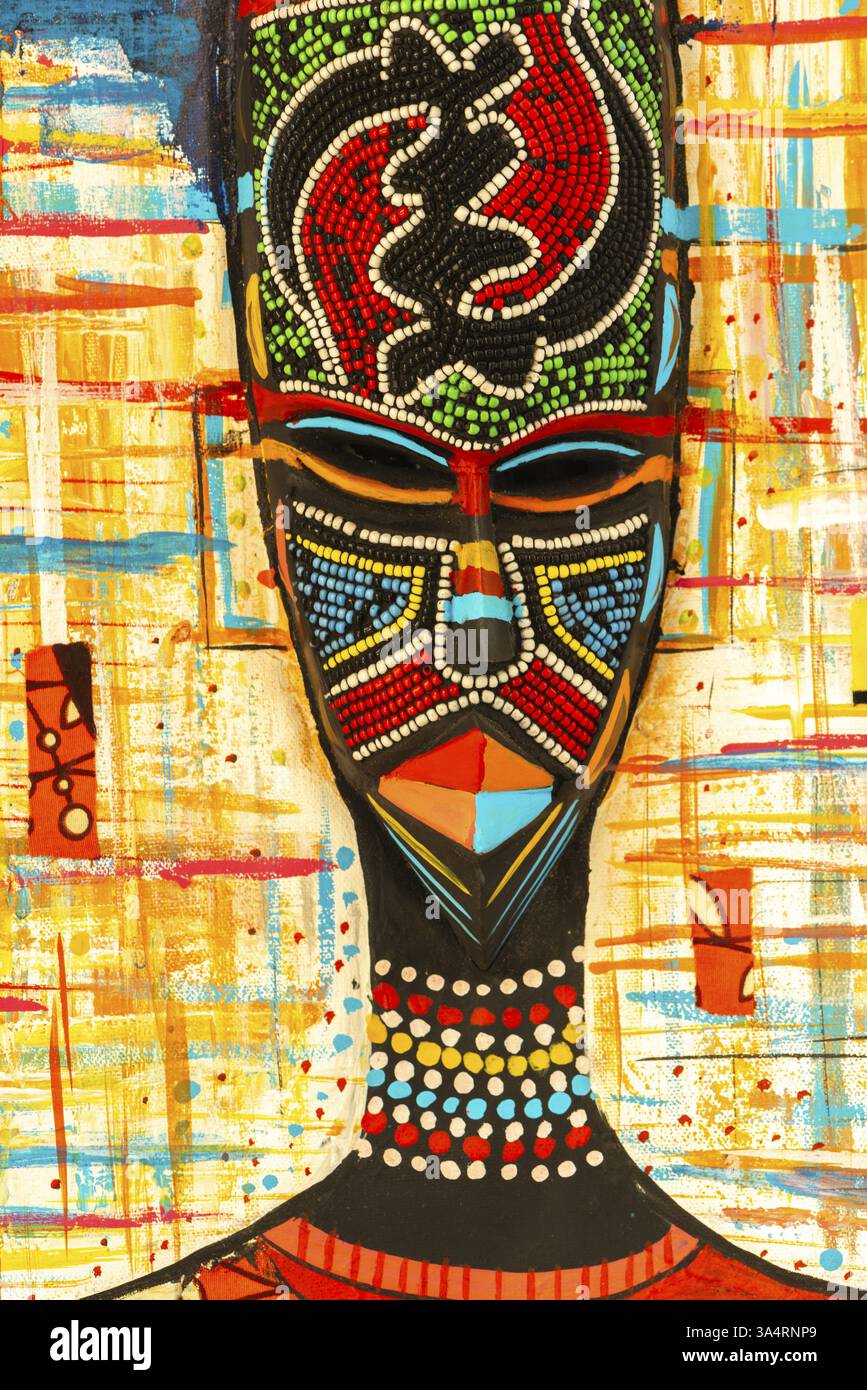 Ghanaian woman as a three-dimensional work of art by a Ghanaian artist ...