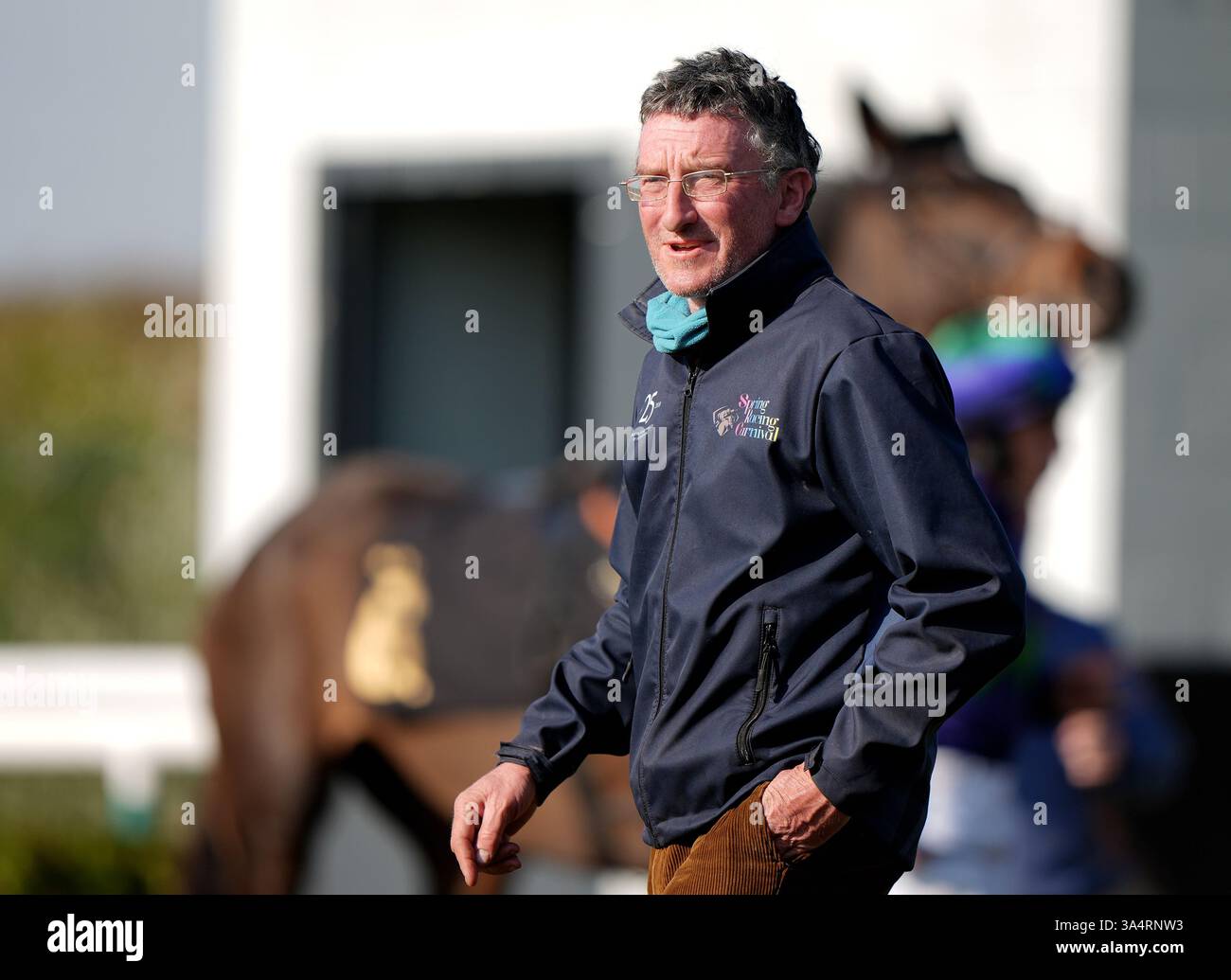 Trainer John Berry at Huntingdon Racecourse, Brampton. Picture date ...