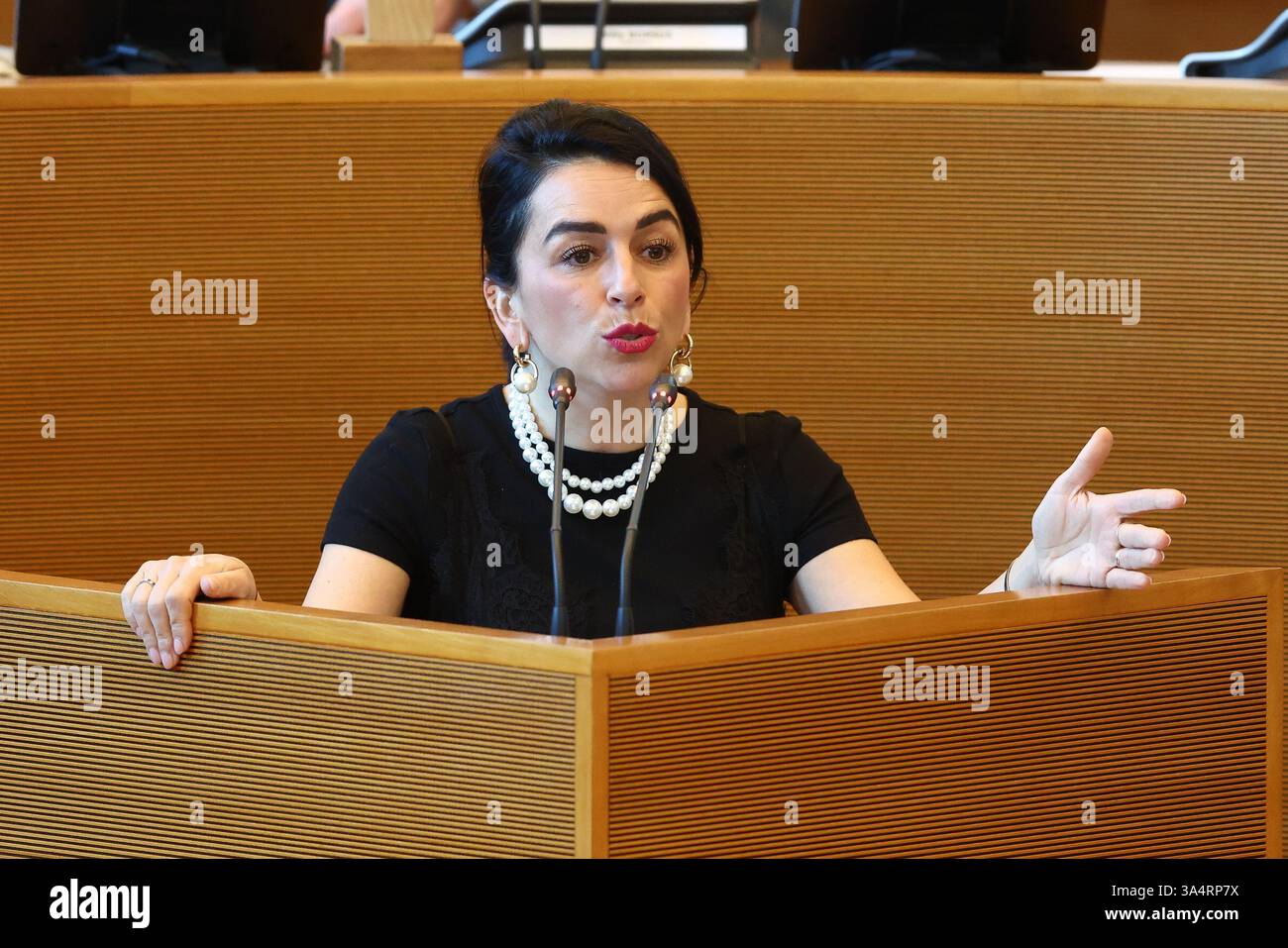 Namur, Belgium. 19th Mar, 2025. PS' Isabella Greco pictured during a ...