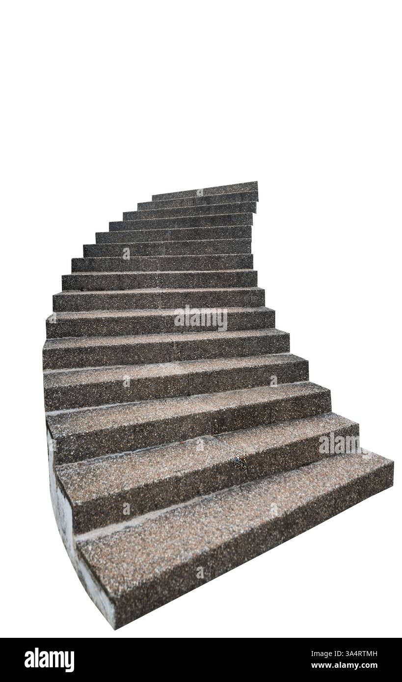 Stone step steps Cut Out Stock Images & Pictures - Alamy