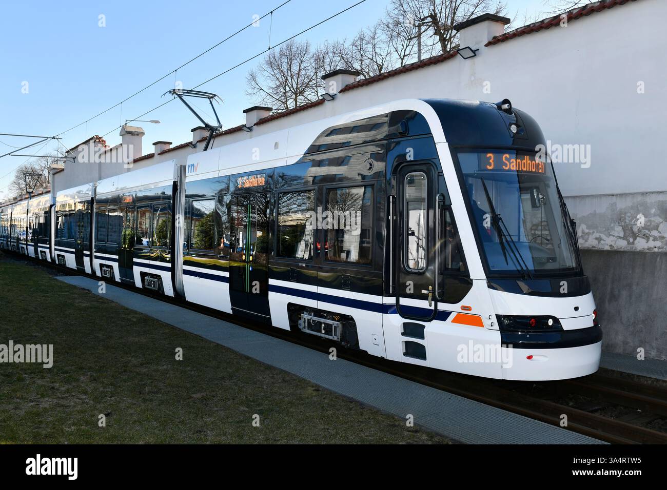 Pilsen, Czech Republic. 18th Mar, 2025. Presentation of tram Skoda ...