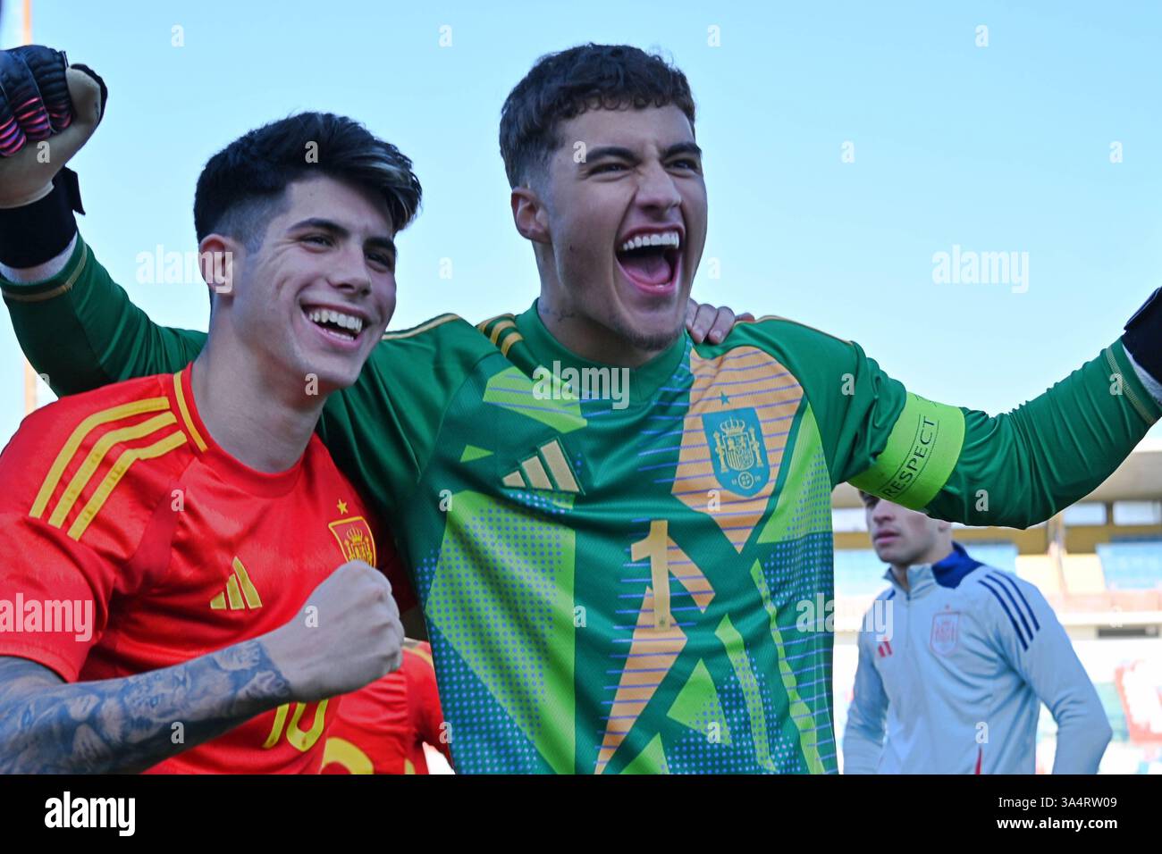 Raul Jimenez and Antonio Cordero (Spain) happy for the victory during ...