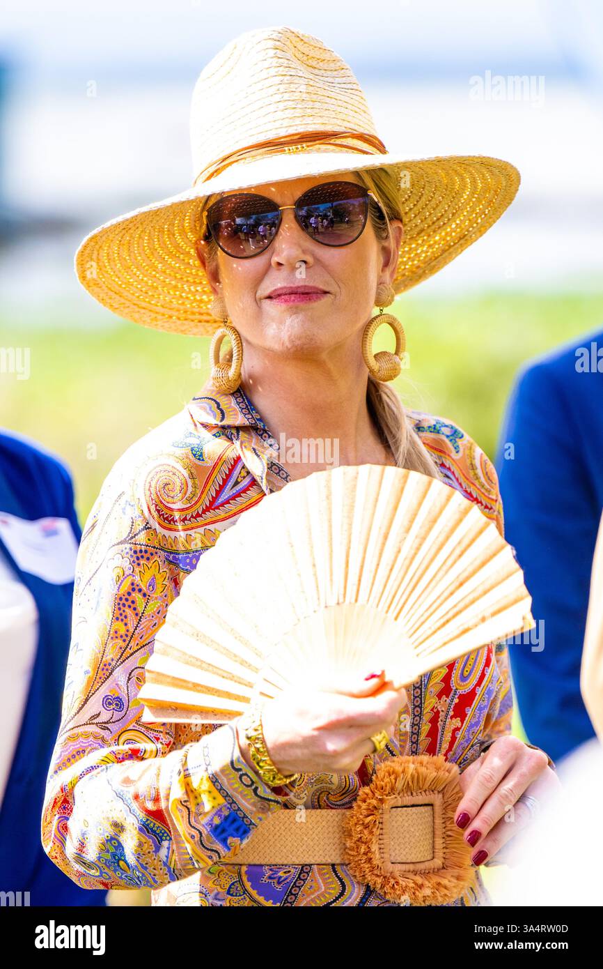 Queen Maxima at a knowledge session on water, climate and safety at Enashipai Lodge in Naivasha ...