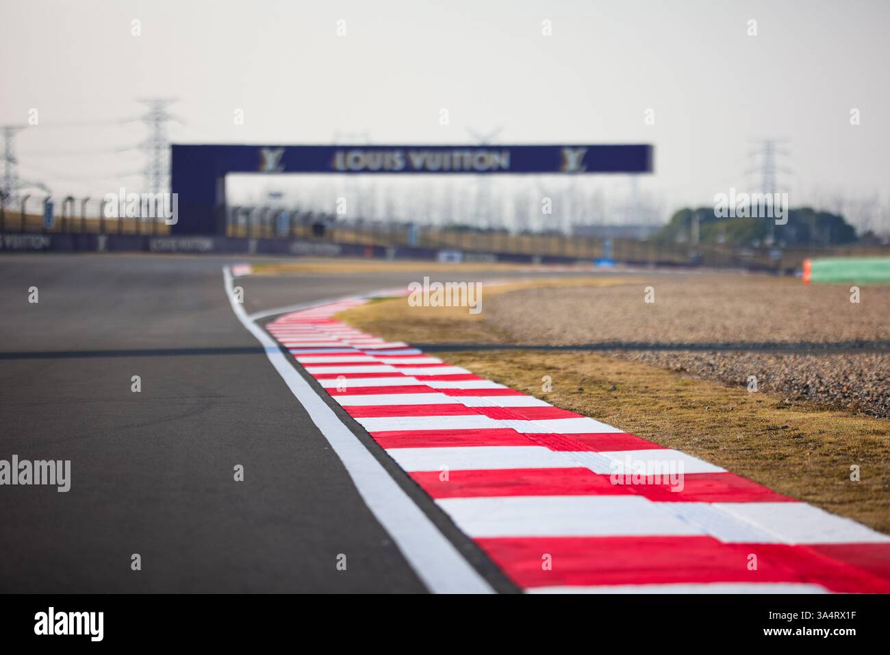 SHANGHAI, CHINA- MARCH 19: A general view of the track during preview ...