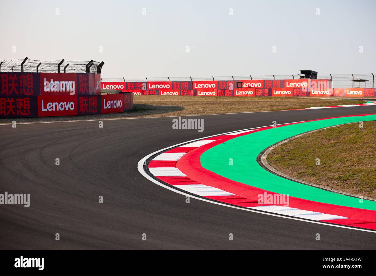 SHANGHAI, CHINA- MARCH 19: A general view of the track during preview ...
