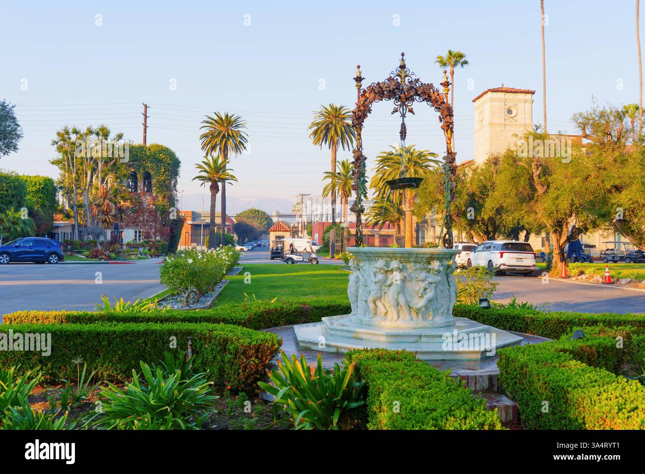 Los Angeles, California - January 10, 2025: Serene scene featuring a ...