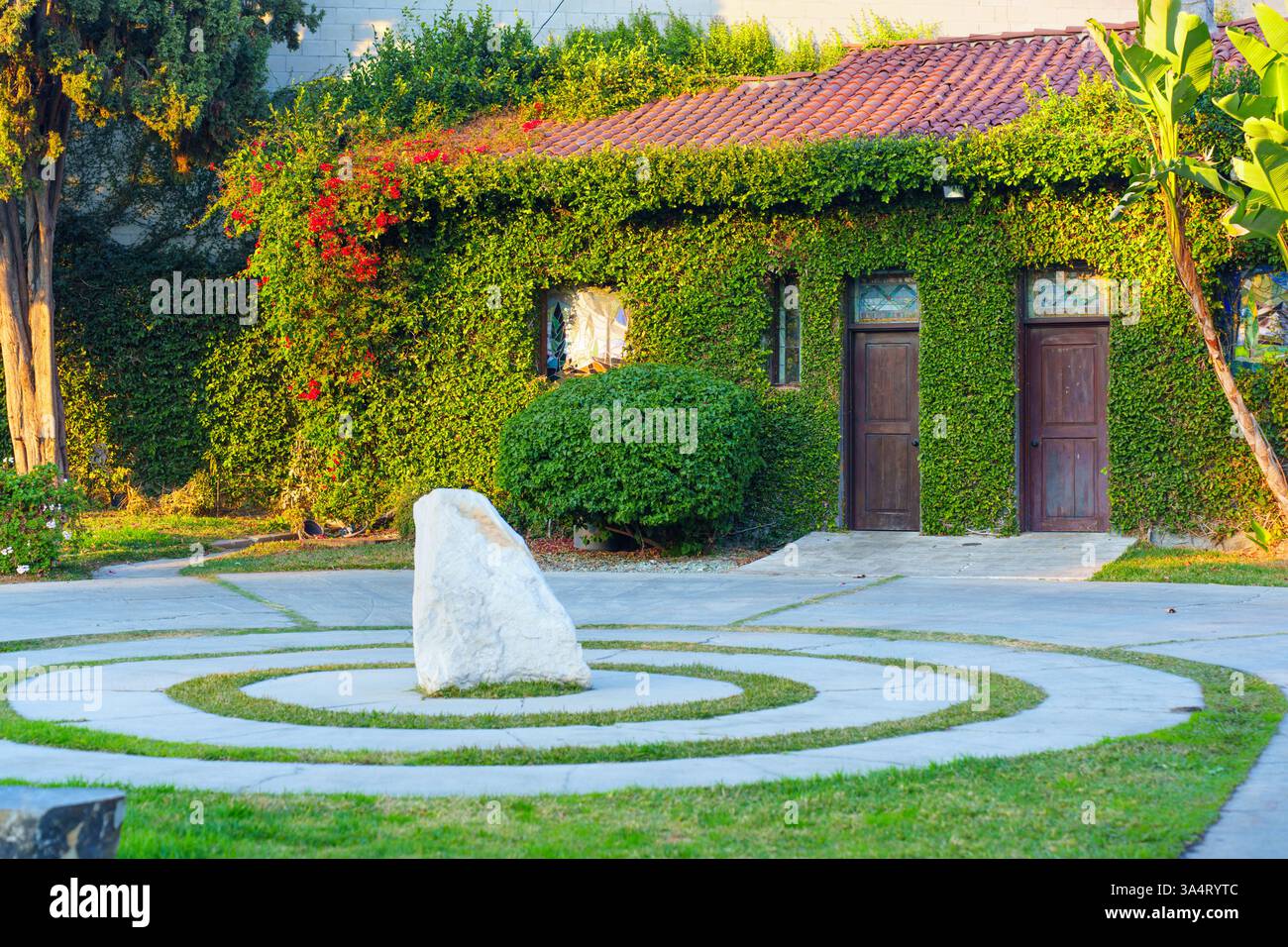 Los Angeles, California - January 10, 2025: Tranquil scene at Hollywood ...
