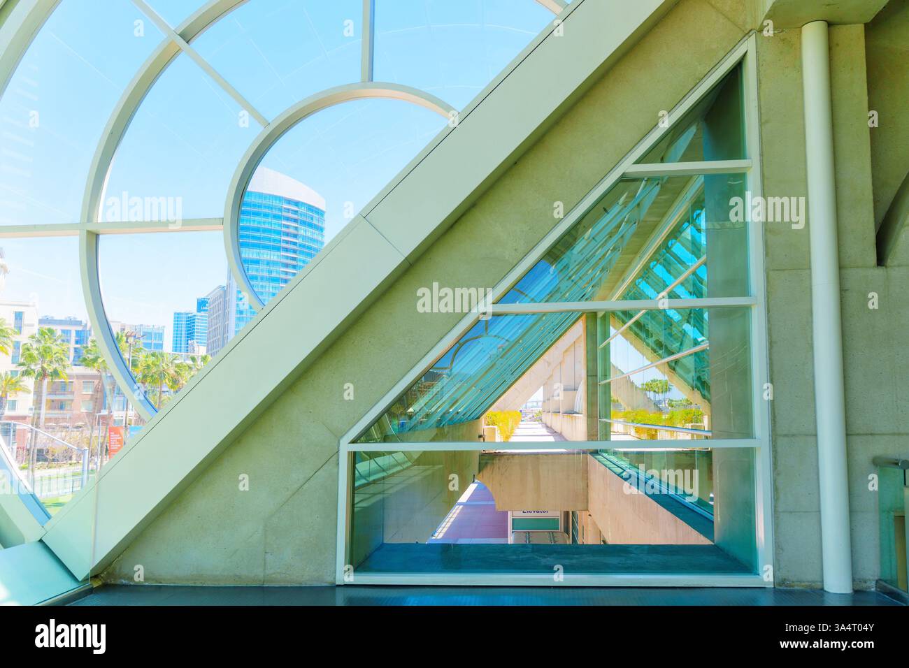 San Diego, California - April 17, 2024: Striking modern architecture of ...