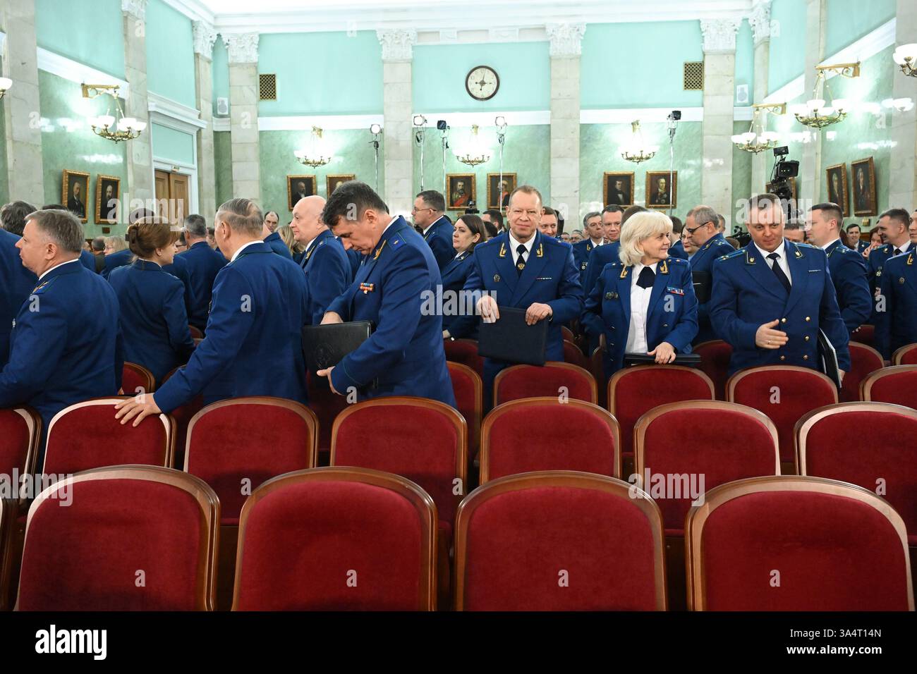 Participants before the start of the meeting. Credit: Dmitry Azarov ...