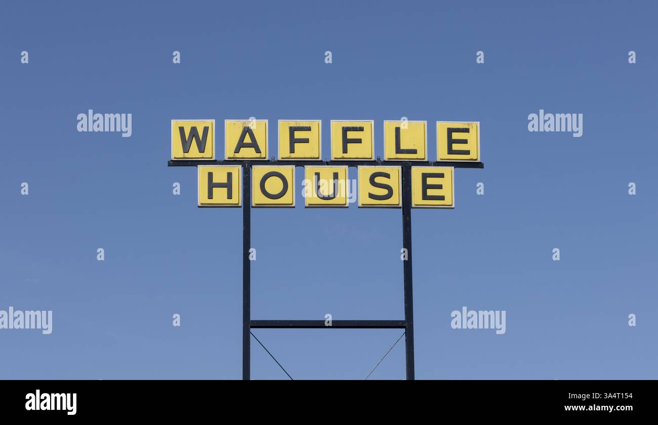 Anderson - March 18, 2025: Waffle House Iconic Southern Restaurant ...