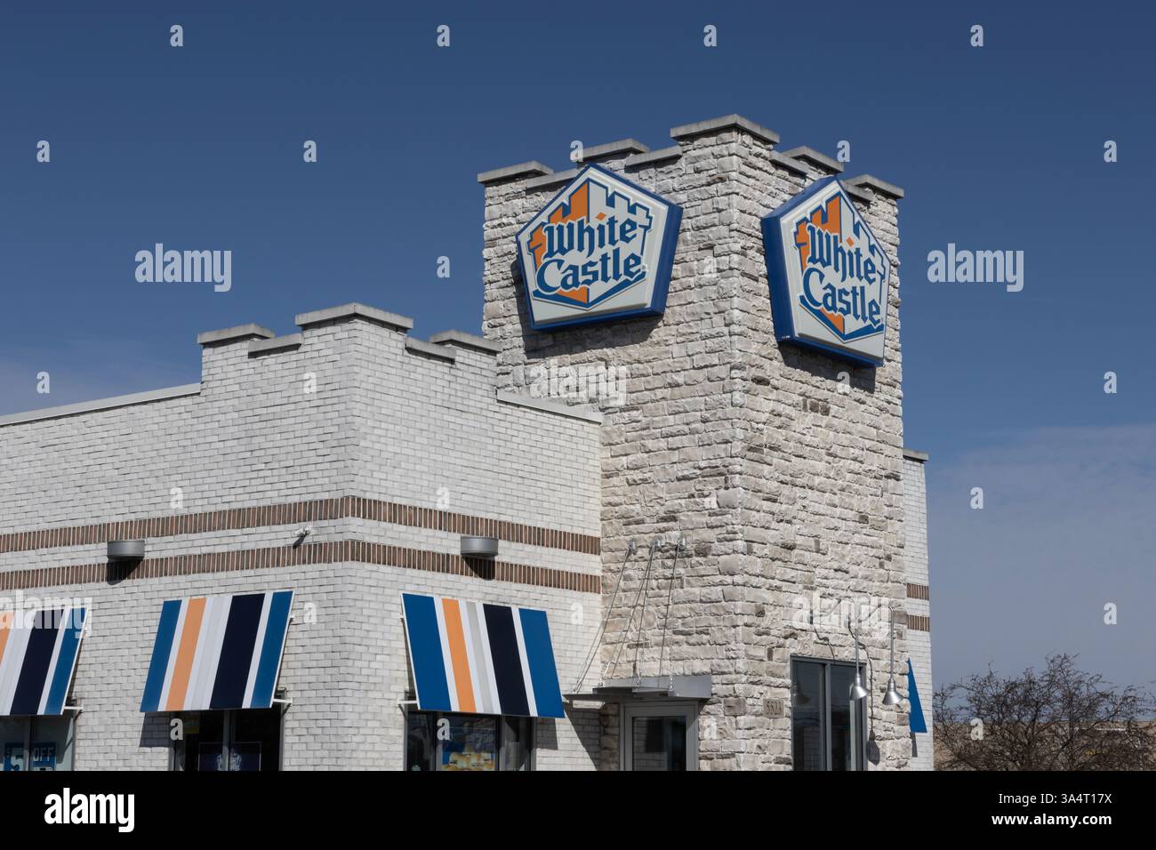 Anderson - March 18, 2025: White Castle Hamburger fast food restaurant ...